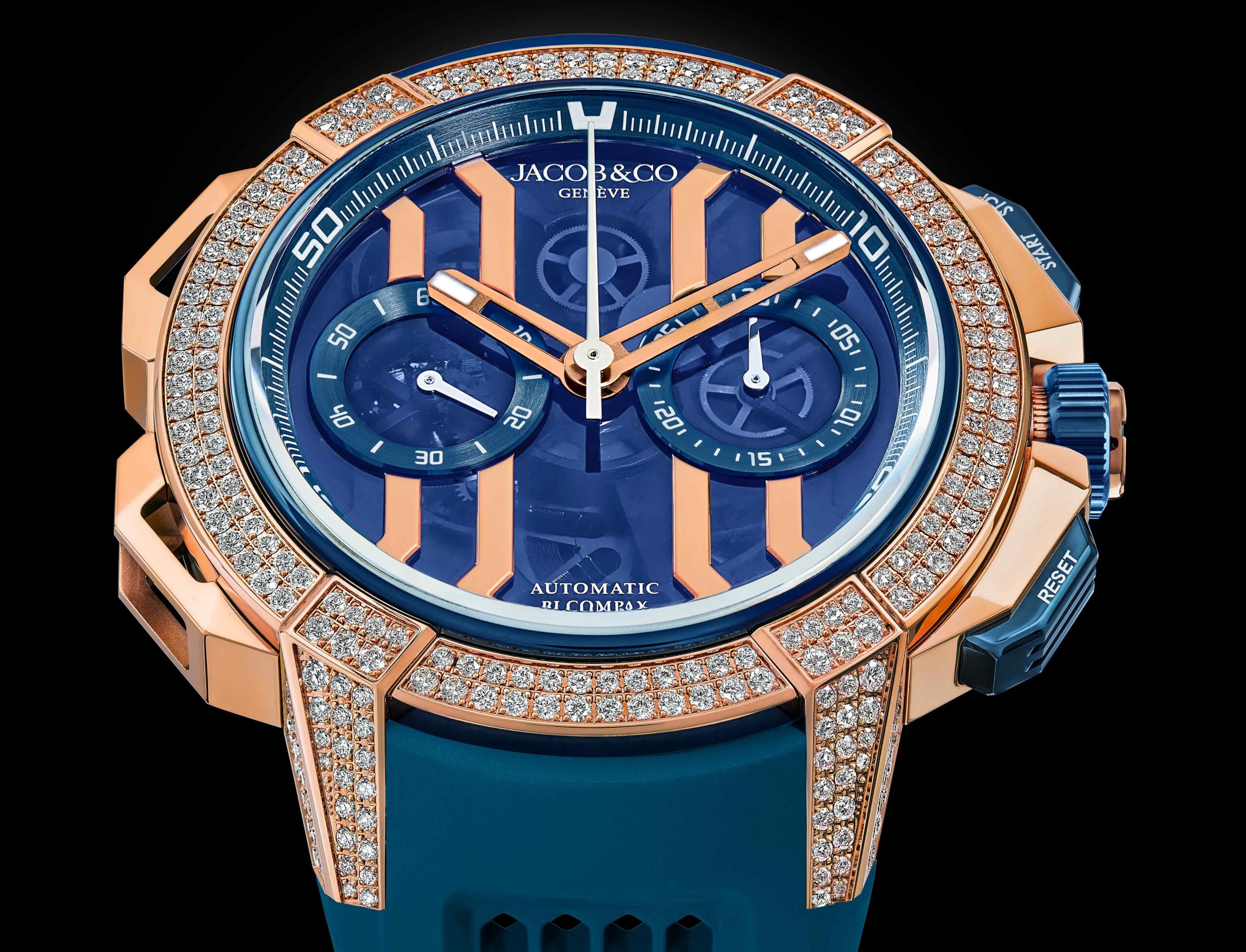 Epic X Chrono 44mm Never Give Up Limited Collection De Jacob Co